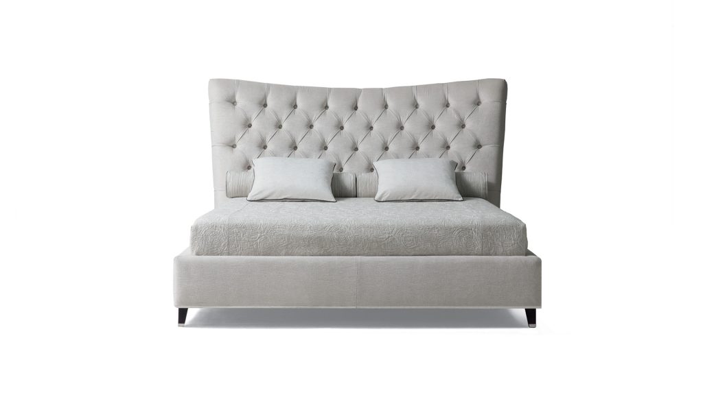 Bed with curved tufted headboard Berenice | Opera Contemporary
