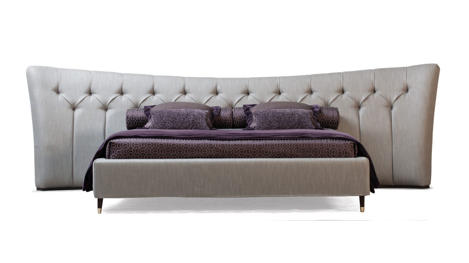Bed with tufted headboard Butterfly | Opera Contemporary