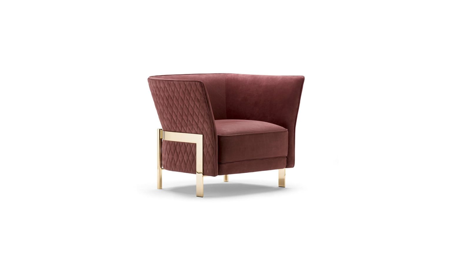 Luxury armchair with metal frame Cosmo | Opera Contemporary