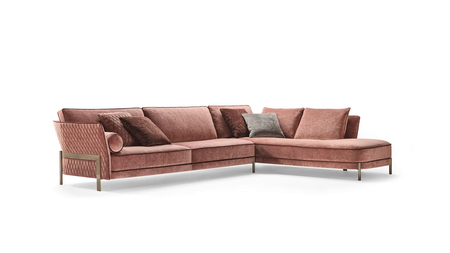 Sectional sofa metal frame Cosmo | Opera Contemporary