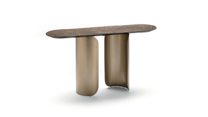 Oval coffee table with metal base Gabriel | Opera Contemporary