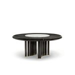 Round table with metal base Oscar | Opera Contemporary