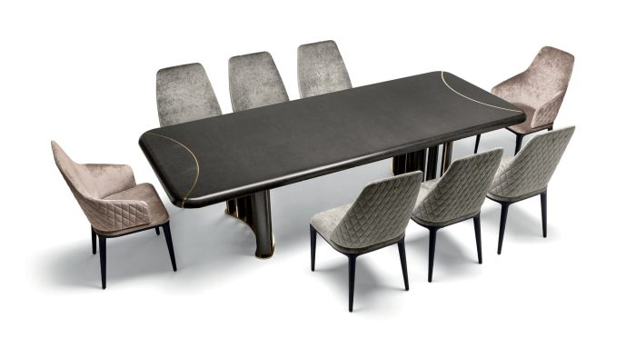 Table with metal inserts Oliver | Opera Contemporary