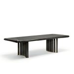 Round table with metal base Oscar | Opera Contemporary