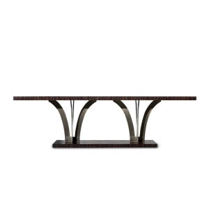 Round table with metal base Oscar | Opera Contemporary