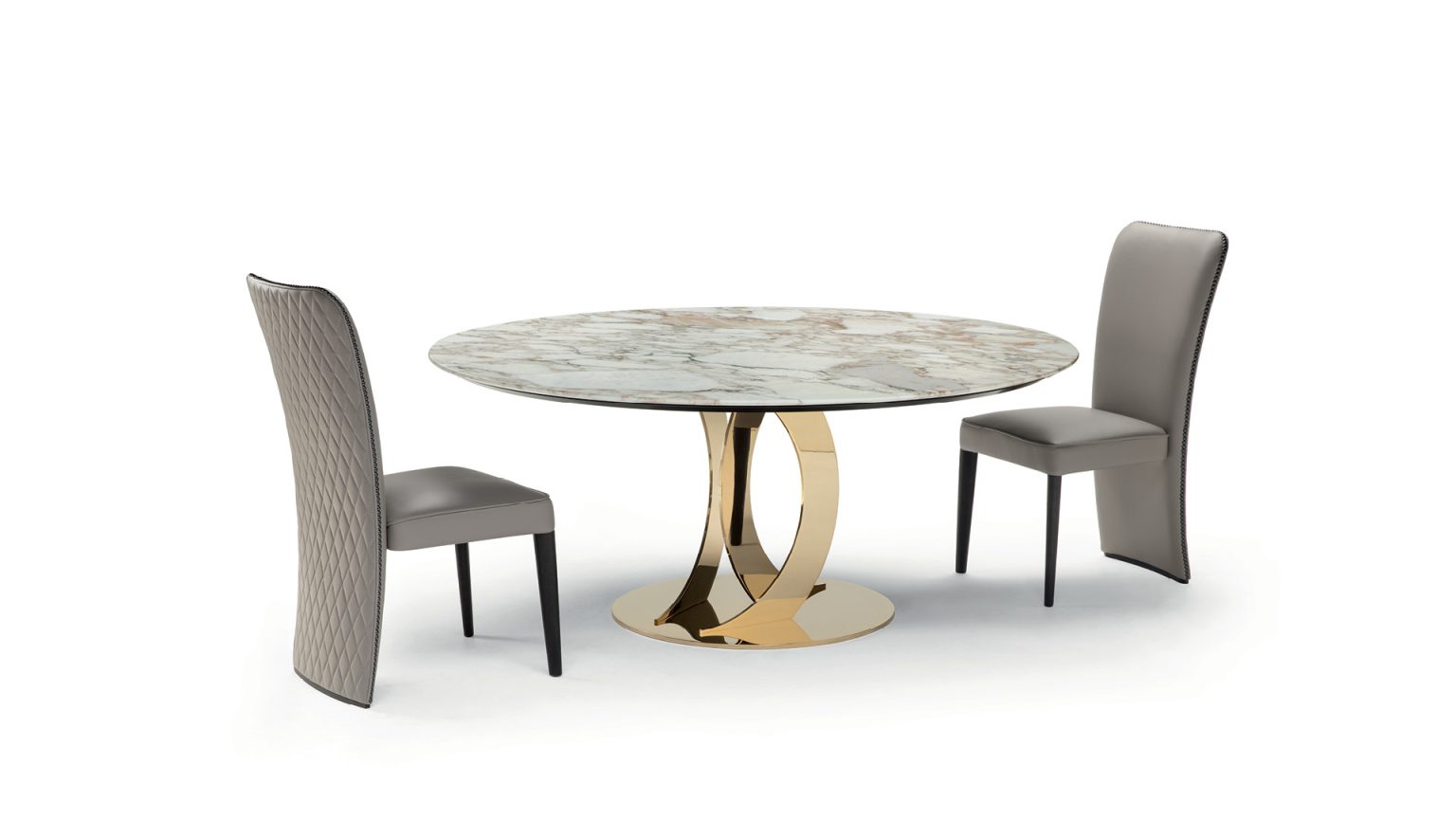 Round table with marble top Wendy | Opera Contemporary