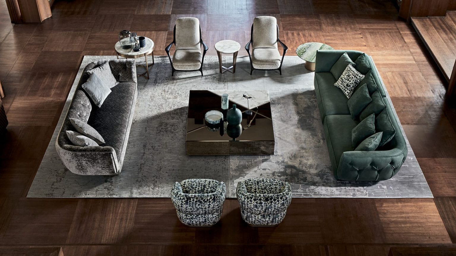 Contemporary tufted sofa Ivonne | Opera Contemporary